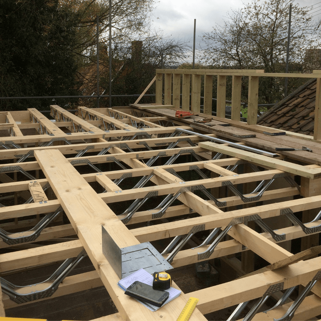 Timber frame extension in Suffolk UK - Independent Building Project ...
